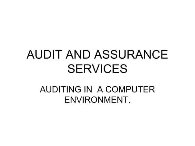 auditing-in-computer-environment-presentation