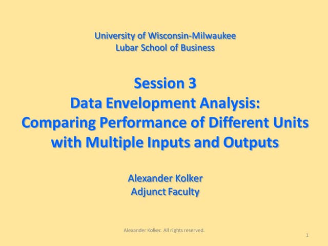 Data Envelopment Analysis data-envelopment-analysis