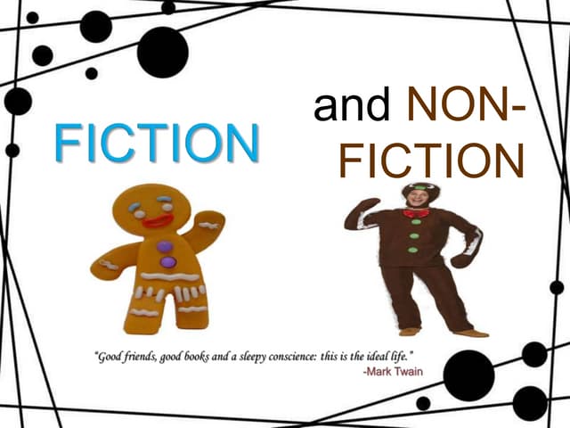 Characteristics of non fiction text