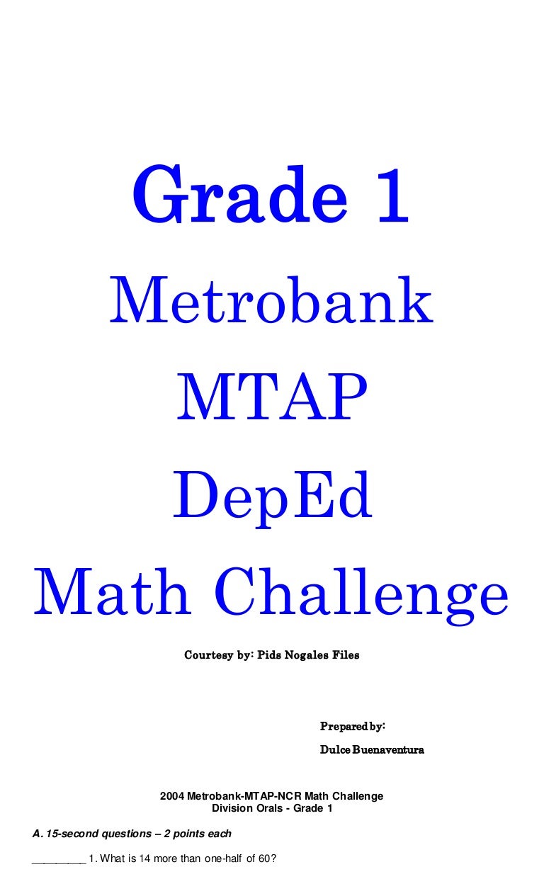 Grade 1 Mtap Reviewer grade-1-mtap-reviewer