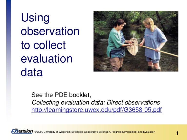 Introduction To Participant Observation As A Data Collection Method I