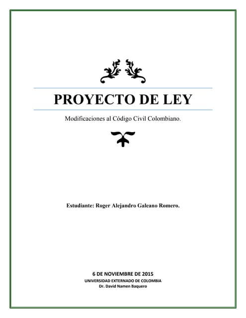 CÓmo Hacer Un Proyecto De Ley Modelo De Proyecto De Ley