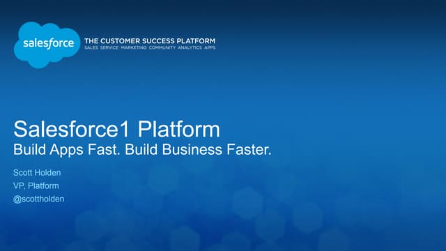 Understanding Multitenancy And The Architecture Of The Salesforce Pla