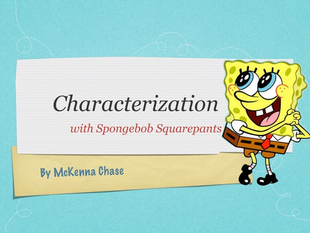 Spongebob Squarepants Presentation Spongebob Squarepants Presentation