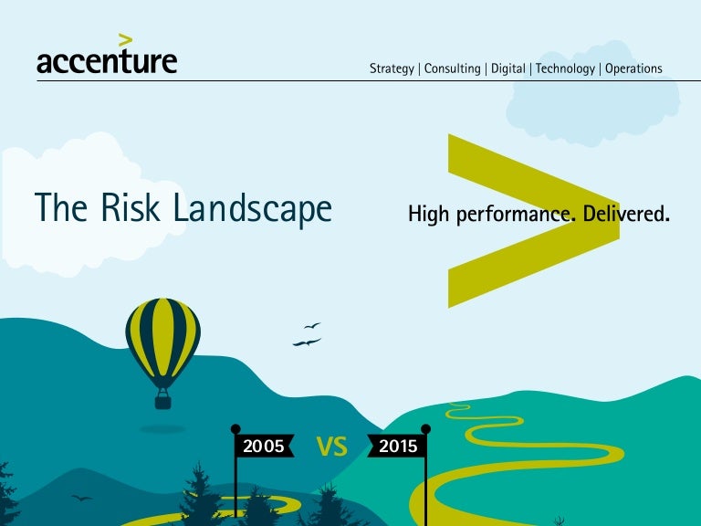Accenture 2015 Global Risk Management Study: Risk Landscape infograph…