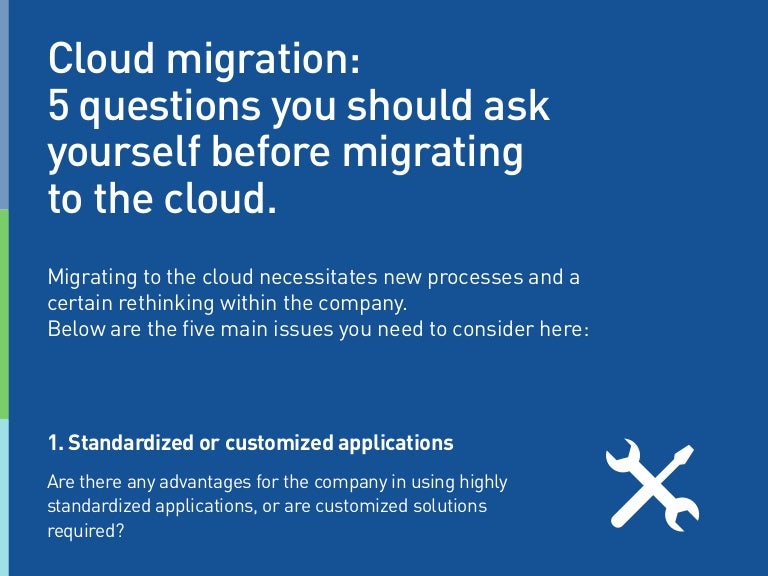 Cloud migration: 5 questions you should ask yourself before migratin…
