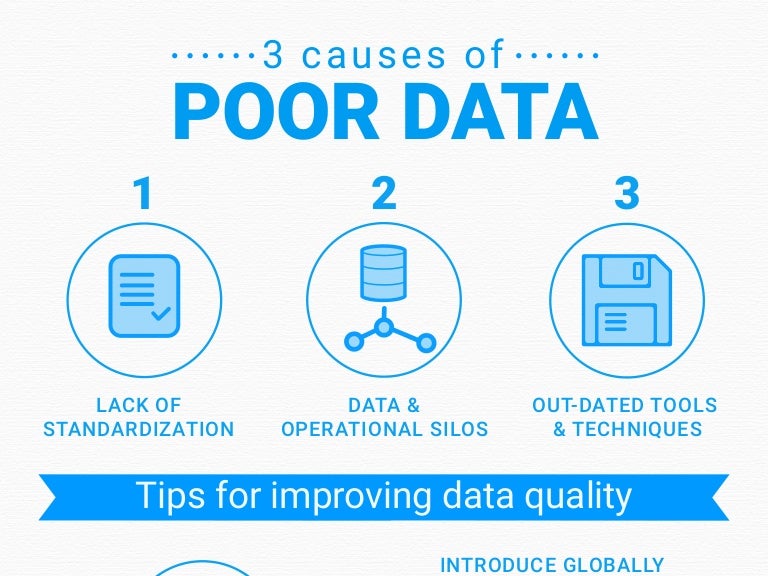 3 causes of poor data