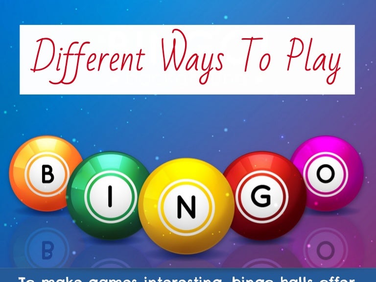 different-ways-to-play-bingo