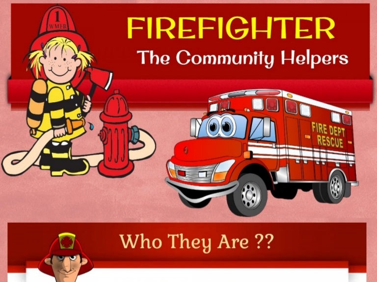Community Helpers Firefighter Community Helpers Books For Kids The