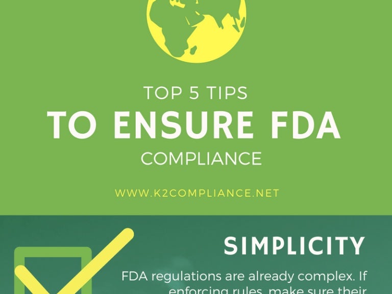 5 Tips to Ensure FDA Compliance