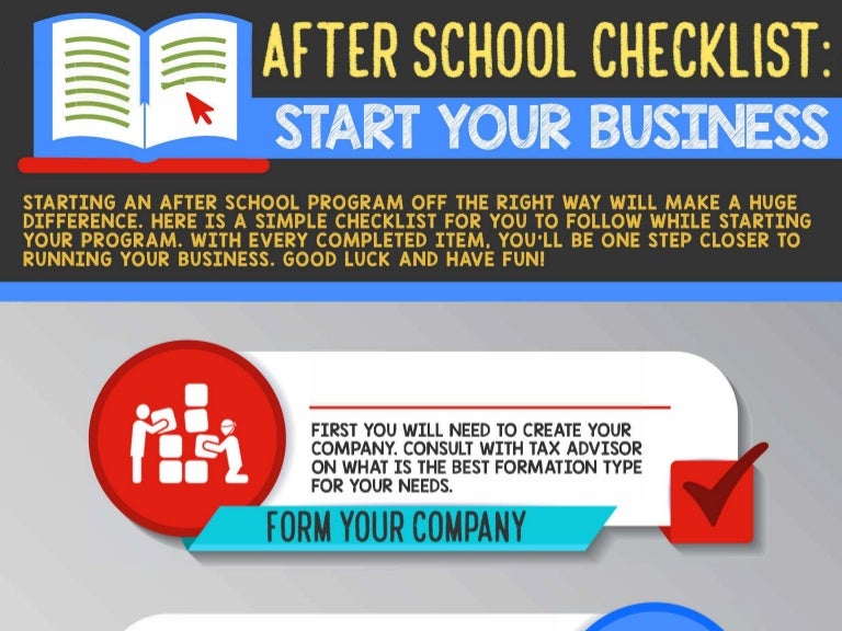 Start After School Program Business Infographic start-after-school-program-business-infographic