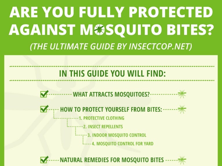 How to protect yourself against mosquito bites How to protect yourself against mosquito bites