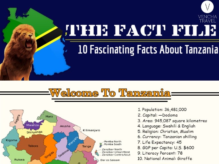 Infographic 10 fascinating facts of tanzania
