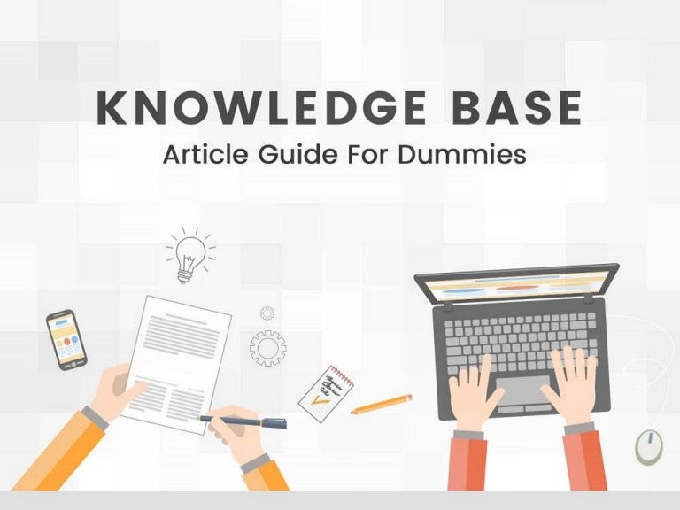 Knowledge Base Article Guide for Dummies [INFOGRAPHIC]