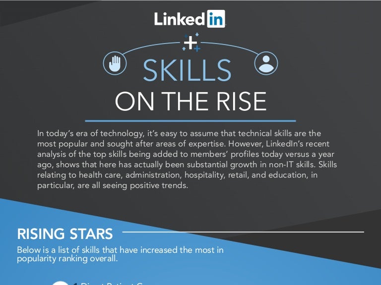 Linkedin Skills On The Rise