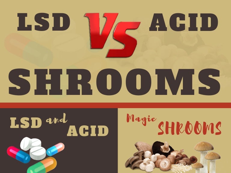 LSD vs. Acid vs. Shrooms