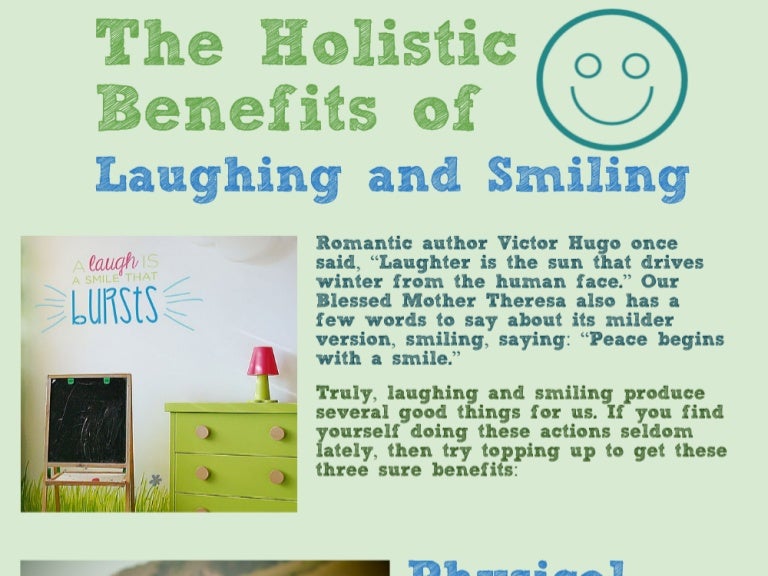 Motivational Tip The Holistic Benefits Of Laughing And Smiling