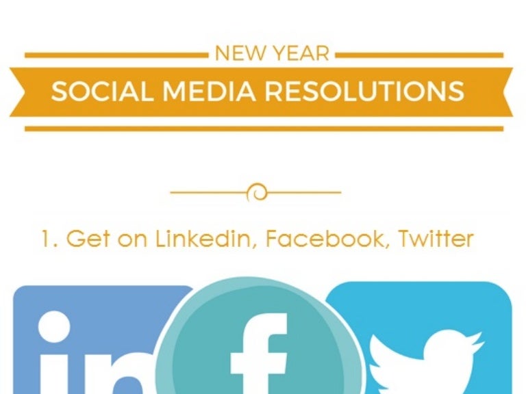 Social media resolutions 2017 Social media resolutions 2017