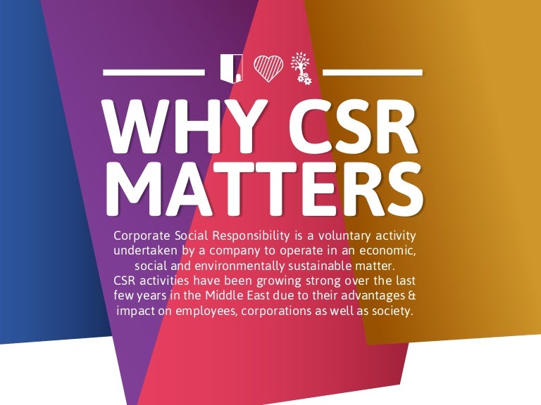 Why CSR matters To you?
