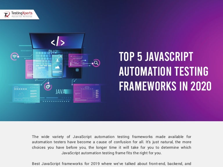 Top 5 JavaScript Automation Testing Frameworks In 2020