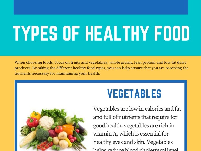 Types of Healthy Food