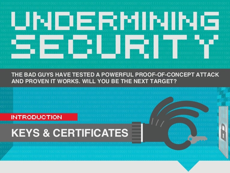 Undermining security infographic