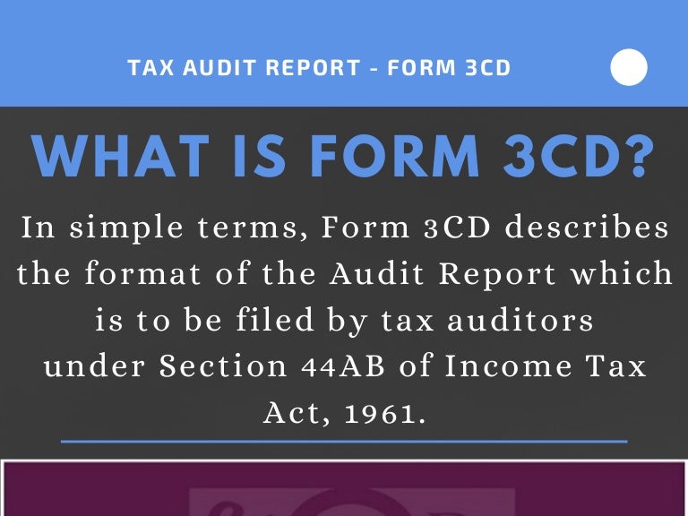 What Is Form 3CD what-is-form-3cd