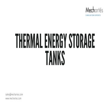 Thermal Energy Storage Tanks Ppt