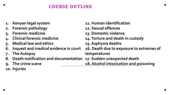 UNIT 1 - FORENSIC SCIENCE Nursing - nature of forensic science and ...