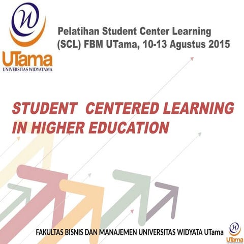 Metode pembelajaran SCL (Student Centered Learning) | PPTX