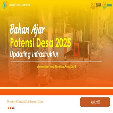 0. Bahan Ajar Podes 2025 - Updating Infrastruktur.pptx.pdf