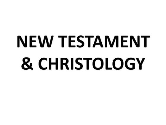 1 general introduction to the new testament | PPTX | Christianity ...
