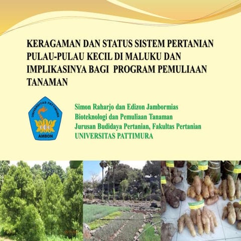 Pertanian Pulau Kecil dan Pemuliaan Tanaman | PPT