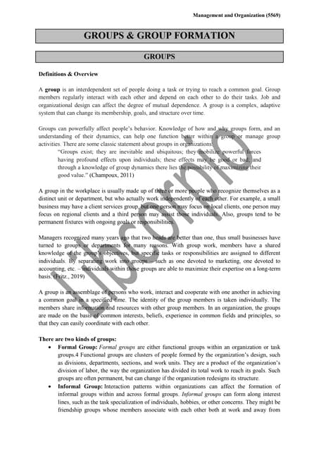 Groups | PPTX | Dating | Family and Relationships