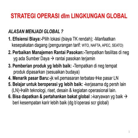 00 2. strategi operasi dalam lingkungan global | PPT