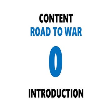THE ROAD TO WAR 1939 - INTRODUCTION | PPT