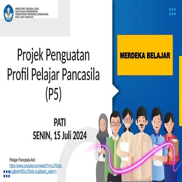 Materi PPT Kegiatan P5 Suara Demokrasi di Sekolah | PPTX