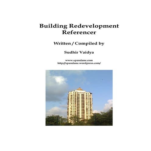 00 front page - building redevelopment referencer | PDF