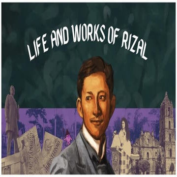 00 - Introduction/Syllabus | Life and Works of Rizal (Slides) | PDF