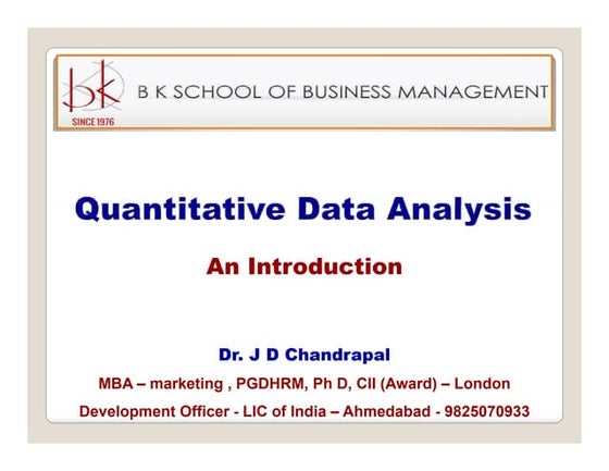 1. Data Analytics-introduction | PPT