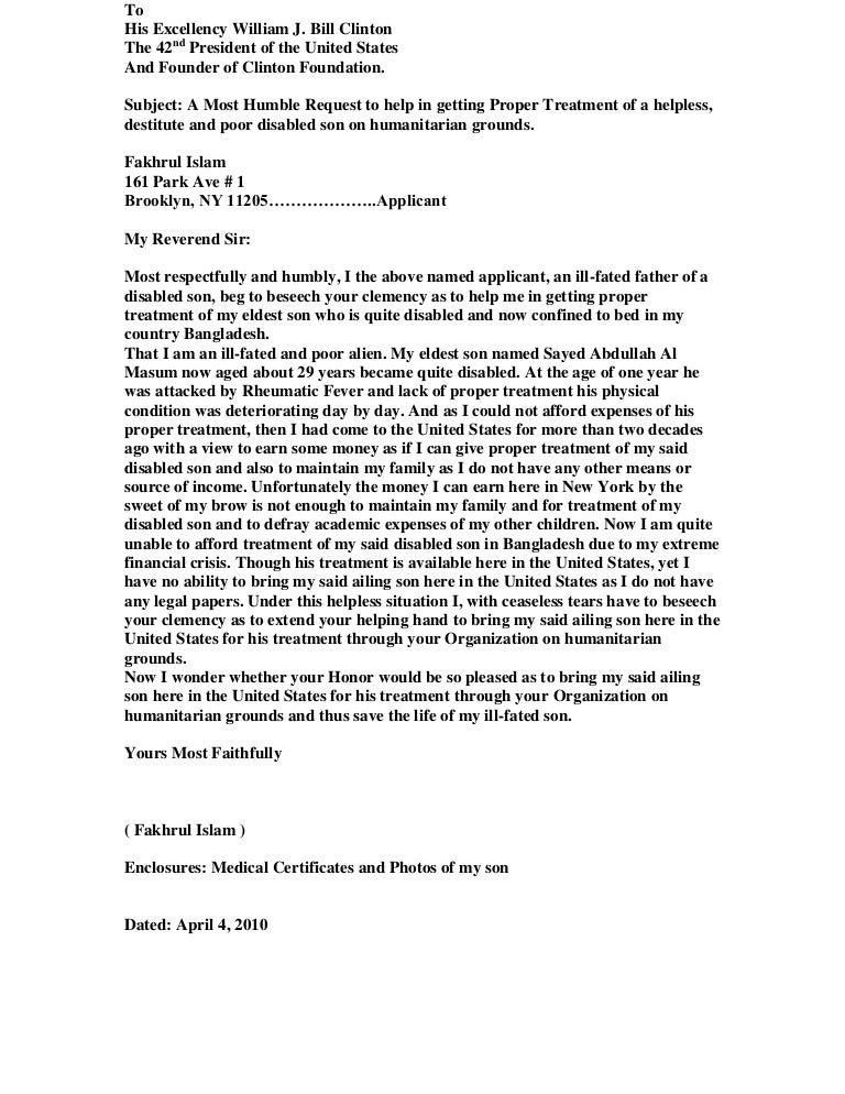 Your Excellency Letter Your Excellency Letter