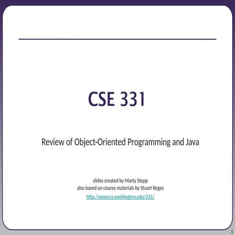 00 Oop Introduction To Java Lecture Notesppt 6787