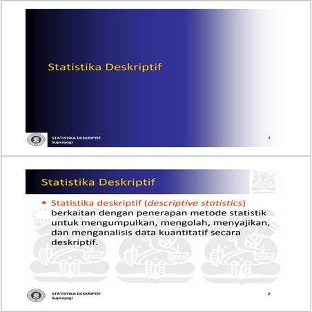 00 statistika-deskriptif | PDF