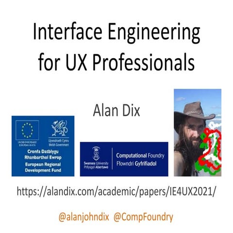 Interface Engineering for UX Professionals | PPTX