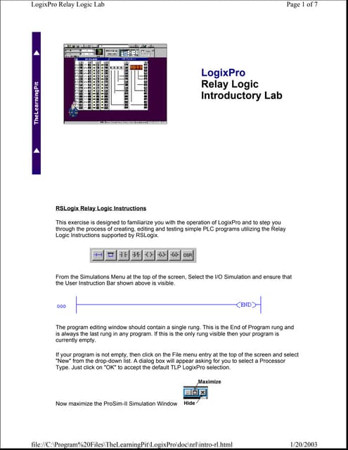 Manual Logixpro Pdf Computer Peripherals Computing