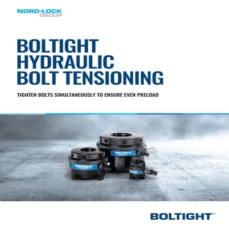 Boltight Hydraulic Bolt Tensioning | PDF