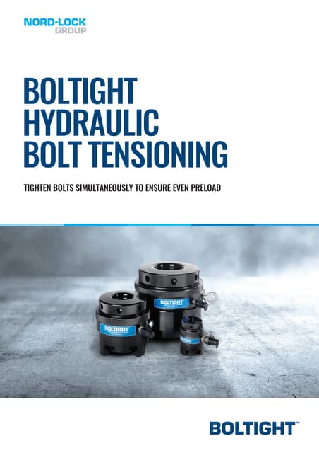 Hydraulic Bolt Tensioners | PDF