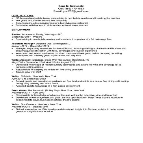 Gene Resume (2) | DOCX