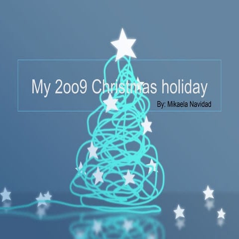 My Christmas break | PPT