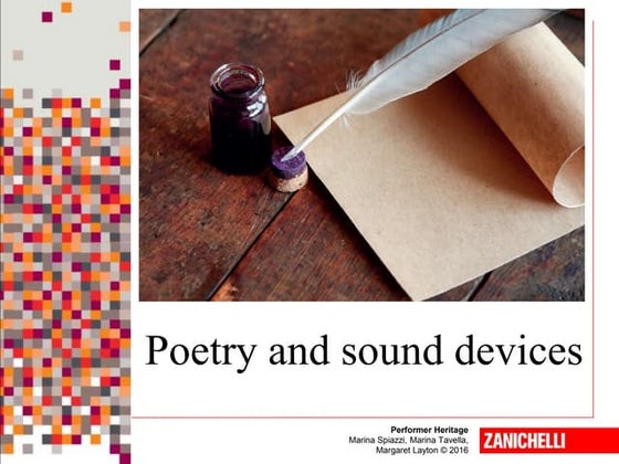 G10- Sound Devices.ppt | Poetry | Books and Literature